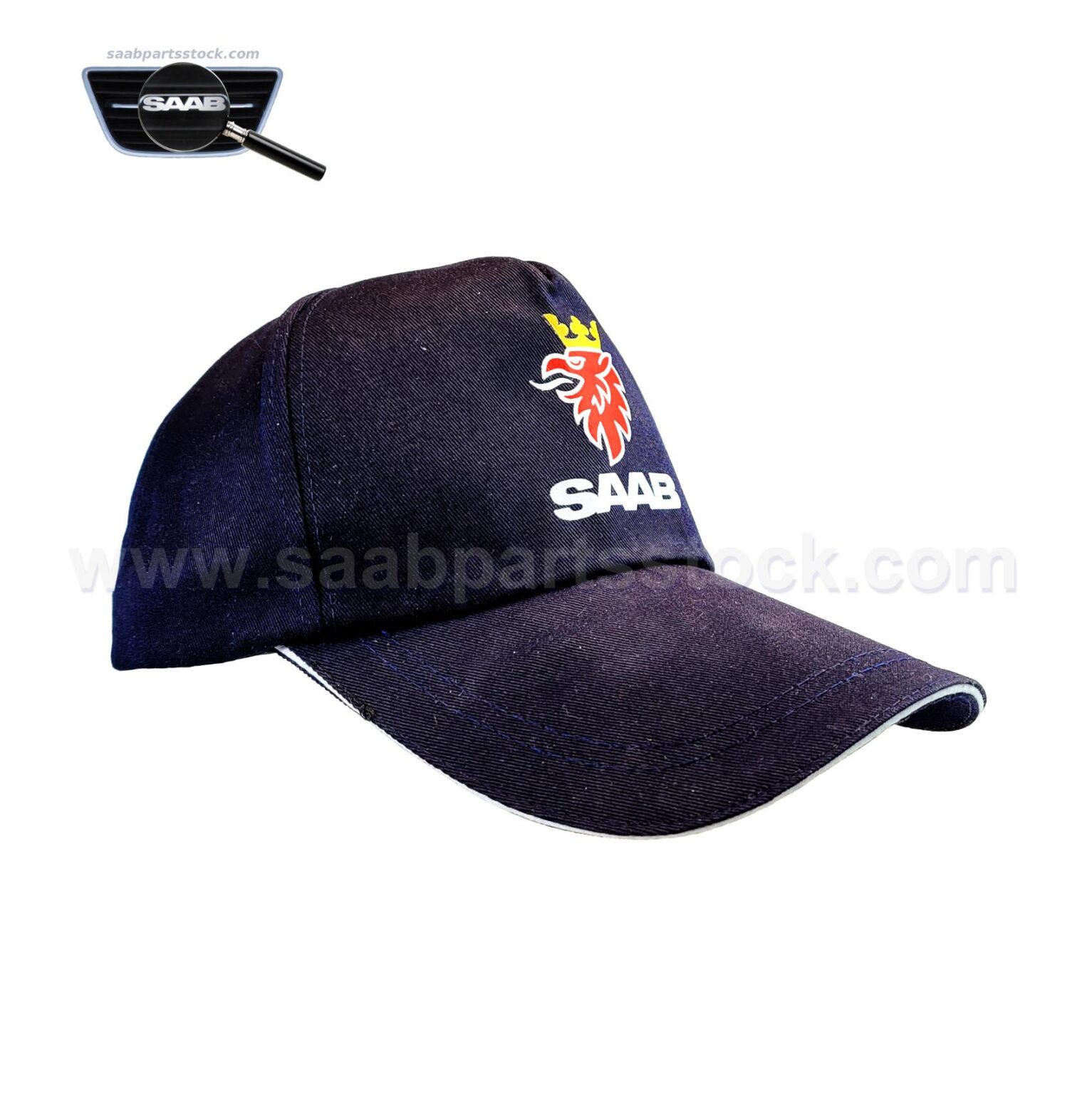 Baseball Cap With SAAB logo Dark Navy Blue - SAAB spare parts and ...