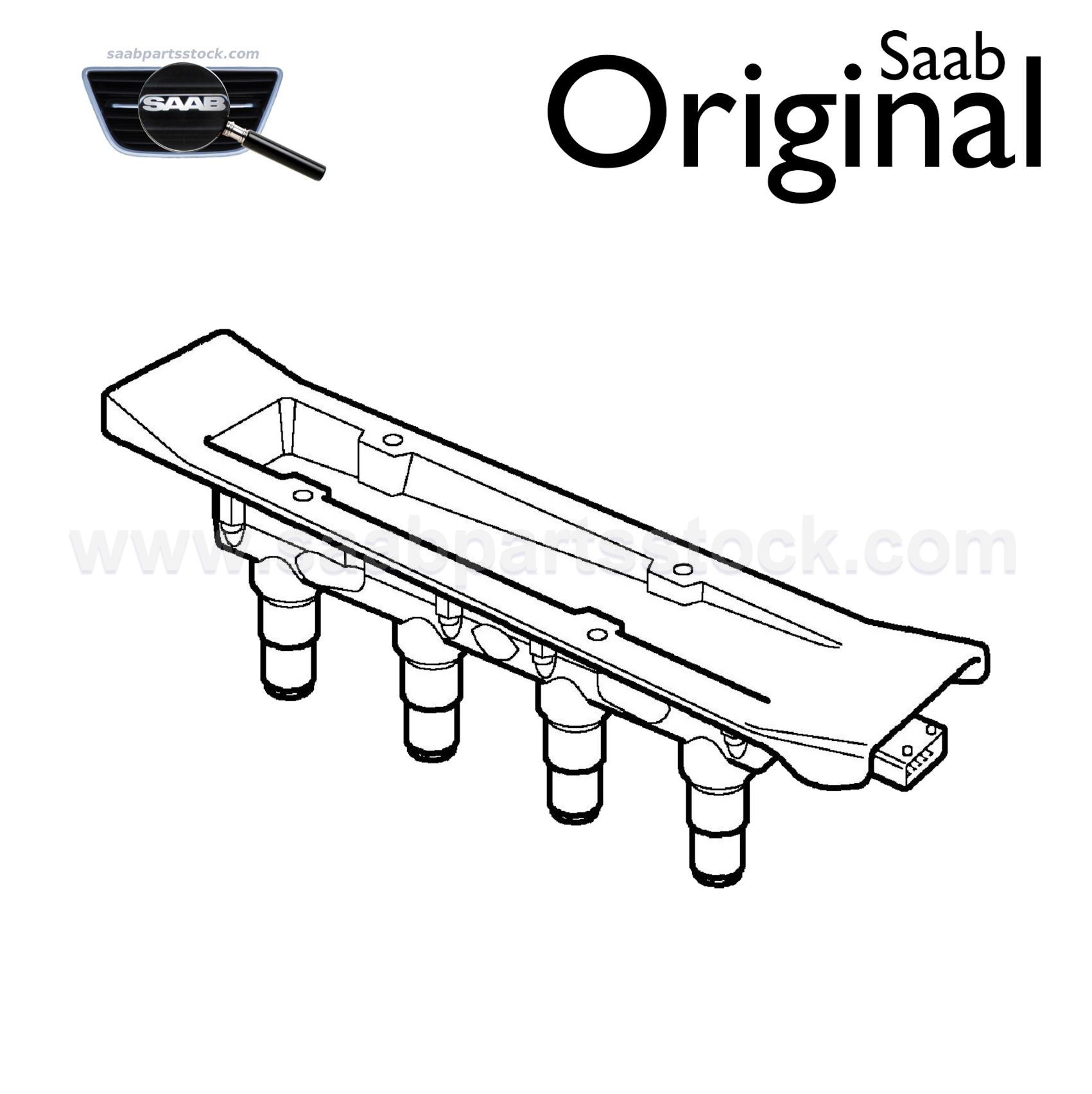 Direct Ignition Cassette Genuine (Ignition Module), Red SAAB 32022495 - SAAB spare parts and ...